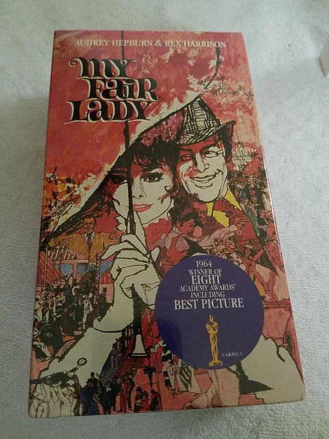 MY FAIR LADY VHS Movie Audrey Hepburn Rex Harrison 2 Pack Factory ...