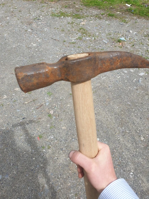 RARE BUTCHERS / SLAUGHTERMAN’S POLEAXE POLE AXE 19th century antique ...