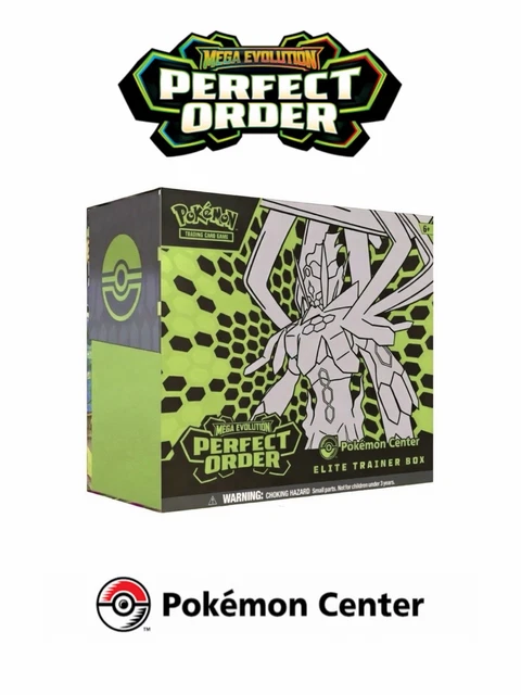 PRE-SALE POKÉMON TCG: Mega Evolution - Perfect Order Elite Trainer Box ...