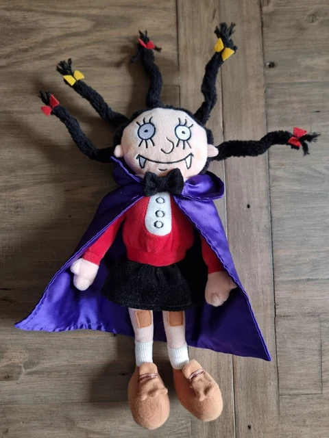 RARE VINTAGE CBBC 2001 Y2K Mona The Vampire Plush Soft Toy Nostalgia ...