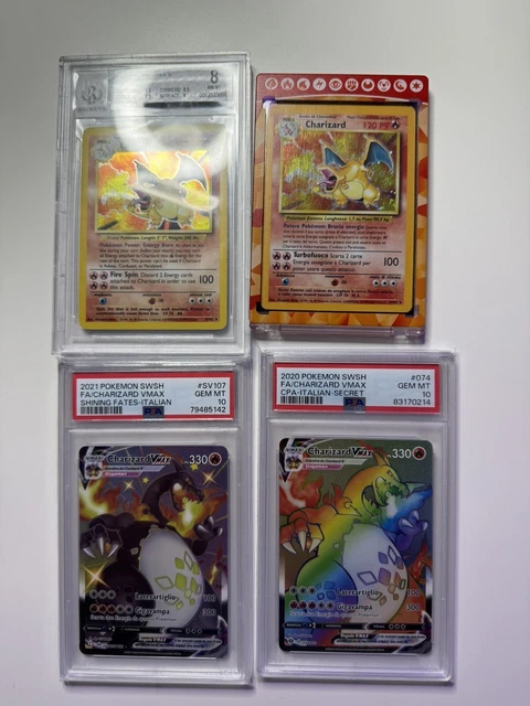 POKEMON CARDS CHARIZARD PSA BGS Base Set VMAX EUR 4.900,00 - PicClick FR