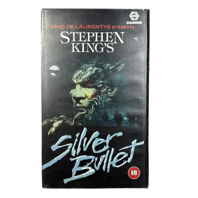 SILVER BULLET VIDEO VHS Stephen King Horror Film Ex Rental Cert 18 1991 ...