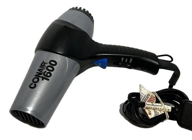 VINTAGE CONAIR 1600W Cool Shot Control 120V Mid-Size Hair Dryer $13.87 ...