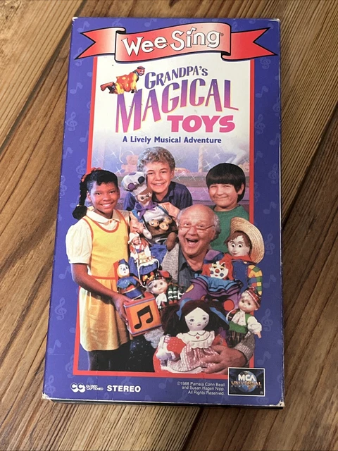 WEE SING GRANDPA'S Magical Toys VHS Tape 1988 A Lively Musical ...