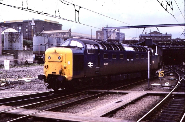 ORIGINAL 35MM COLOUR slide of 55010 BR class 55 Deltic diesel loco £3. ...