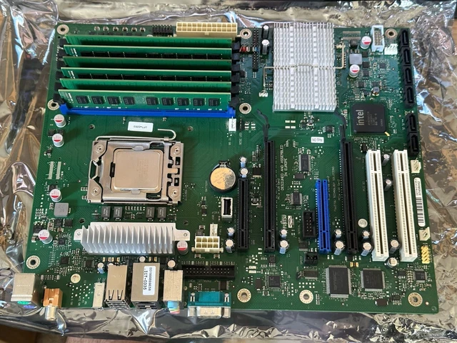 FUJITSU D2778-C14 GS1 Motherboard Mainboard 1366 18GB DDR3 Intel Xeon ...