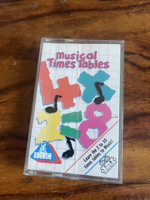 EARLY LEARNING CENTRE CHILDREN'S CASSETTE TAPE MUSICAL TIMES TABLES ...