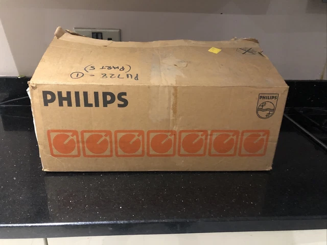 PHILIPS F7122 SYNCHRO Drive Vintage Separate Stack Record Player BOXED ...