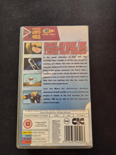 THE MAXX ORIGINAL Series VHS Tape - UK - 1996 - MTV £31.90 - PicClick UK