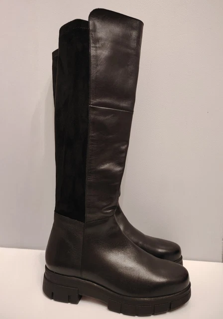 NEW CARVELA RUN Knee High Size UK 5.5 EU39 Black Soft Boots RRP £219 £ ...
