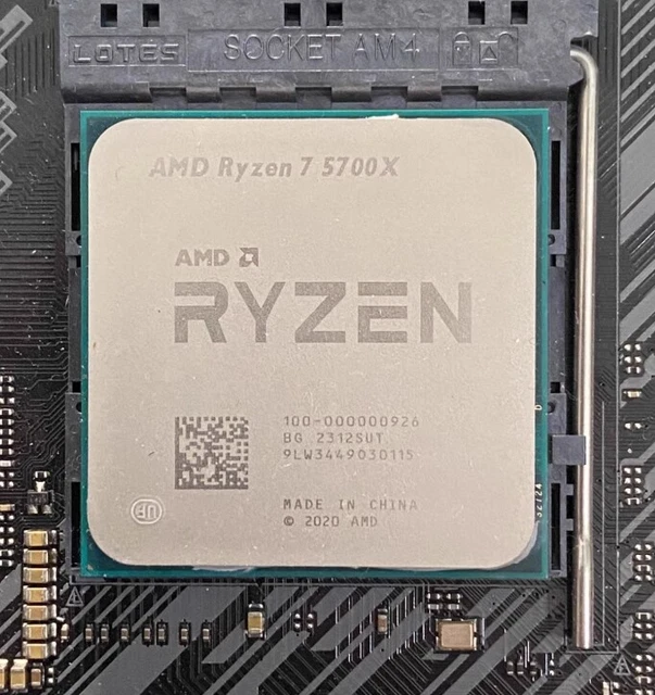 AMD RYZEN 7 5700X Desktop CPU R7 5700X Processor Socket AM4 3.4 GHz 8 ...