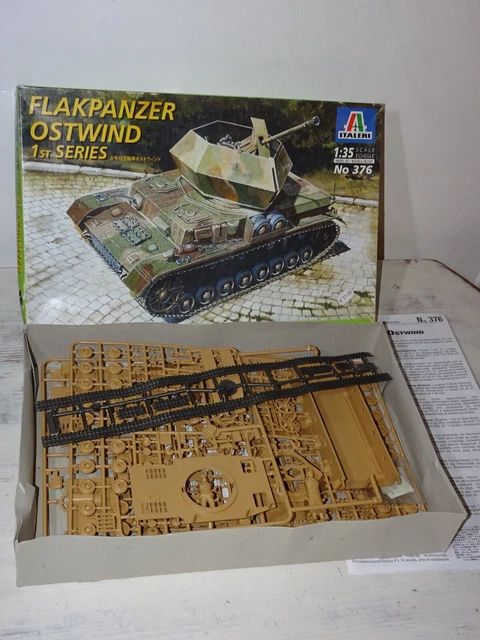 MAQUETTE ITALERI FLAKPANZER OSTWIND 1st series 1:35 tank vintage model ...