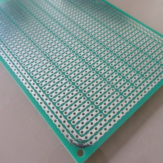 3STK PCB 8X11CM 3/5er Streifenraster Veroboard Lochraster Platine ...