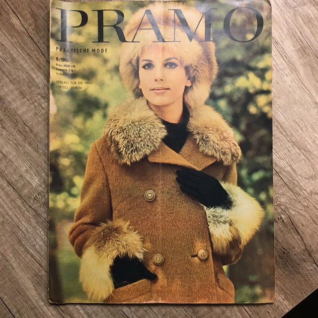 PRAMO ZEITSCHRIFT AUSGABE 09/66 Heft Praktische Mode mit ...