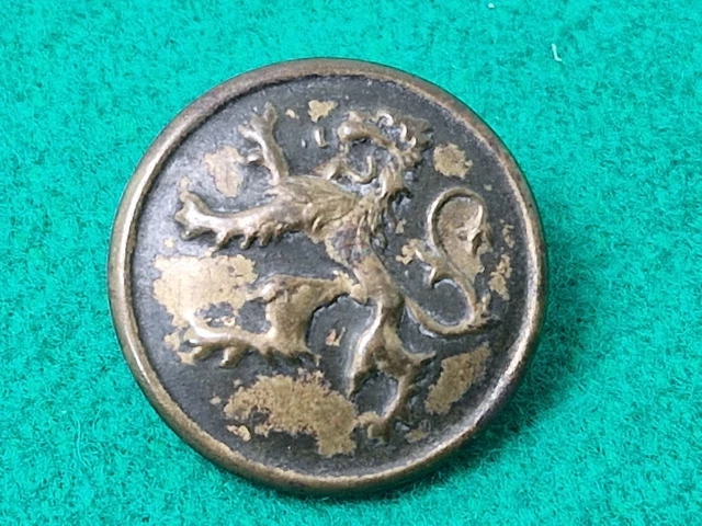 VINTAGE WW2 BELGIAN Army Brass Military Uniform Button 23 mm £9.99 ...