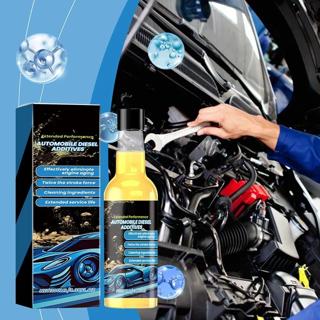 ADDITIF DIESEL EFFICACE 100ml pour Nettoyage Complet du Système Moteur ...
