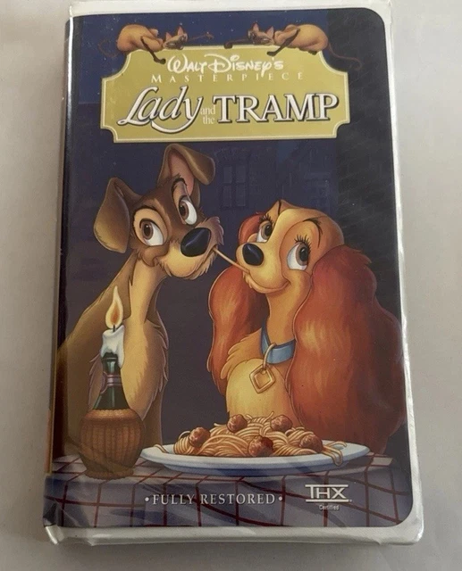 DISNEY LADY AND the Tramp VHS Walt Masterpiece Classic Animated Movie ...