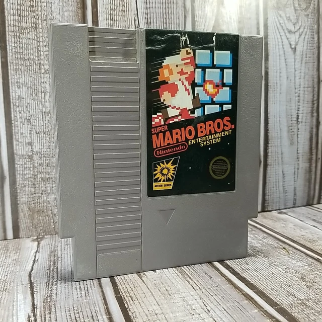 SUPER MARIO BROS (Nintendo Entertainment System, 1985) 5 Screw NES Cart ...