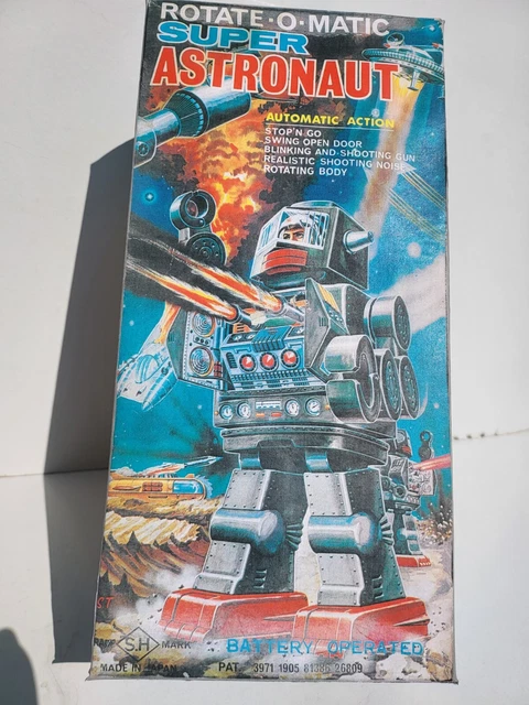 TIN TOY (REPRO BOX ONLY!!) 1960's Horikawa-Japan bat.op. SUPER ...