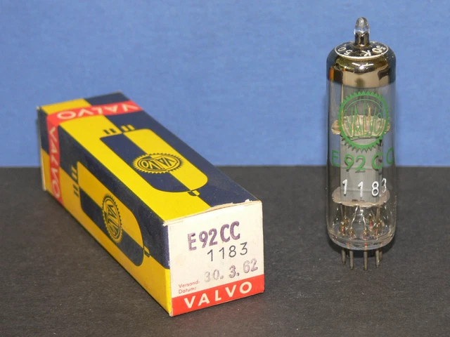 VALVO E92CC DOUBLE Triode Pipe Electronic Valve Tube New Boxed $32.25 ...