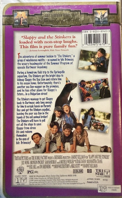 SLAPPY AND THE Stinkers (VHS, 1998, Clam Shell Case) Very Good ...