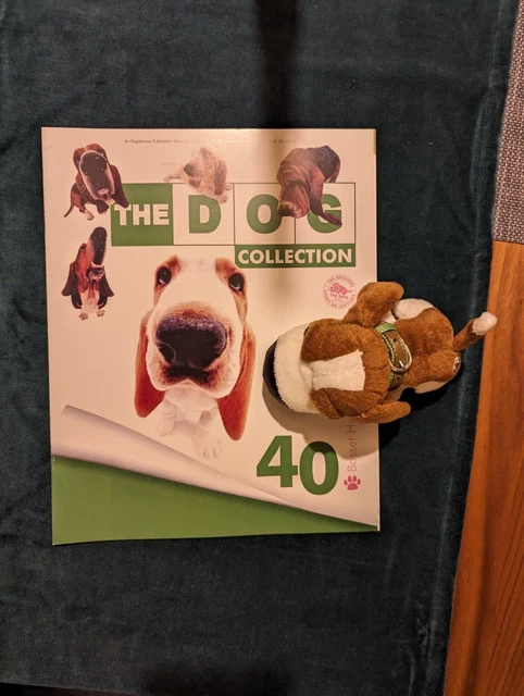 THE DOG COLLECTION Magazine Issue #40 Basset Hound - including Soft Toy ...