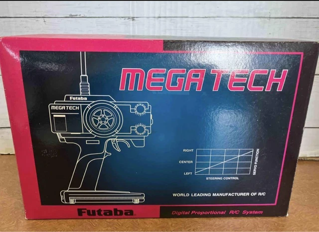 MEGATECH JUNIOR FUTABA Rc Radio Controlled 2Pcka-Am Transmitter $50.31 ...