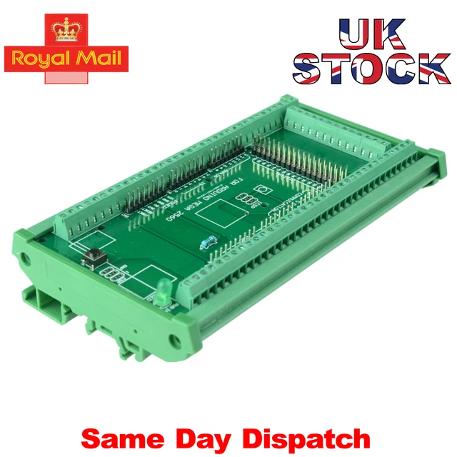 ARDUINO MEGA 2560 DIN rail mount screw terminal block adapter module R3 ...