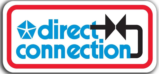 DIRECT CONNECTION - Repro Vintage Racing Decal Sticker MOPAR DODGE HEMI ...