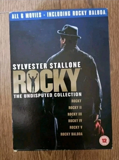 SYLVESTER STALLONE ROCKY The Undisputed Collection 6 disc DVD Boxset ...