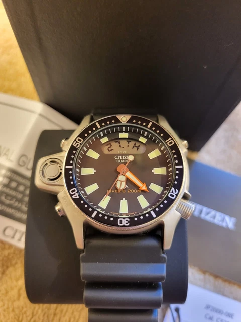 OROLOGIO CITIZEN PROMASTER Aqualand Reissue Quadrante Nero Divers JP2000-08E EUR 307,65 ...