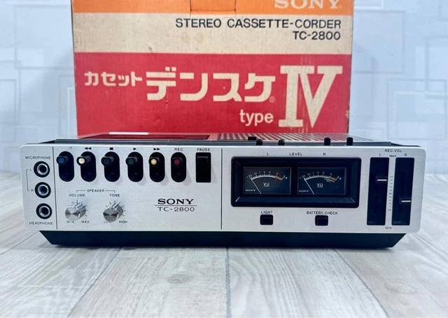 SONY TC-2800 REEL-TO-REEL Tape Recorder Stereo Deck Vintage Analog ...