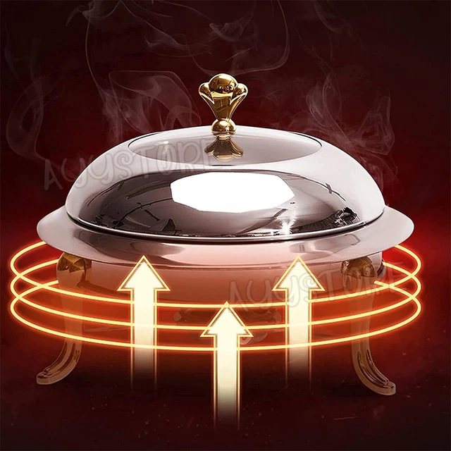 28CM COMMERCIAL CHAFING Dish Buffet Chafer Food Warmer Stainless Steel ...