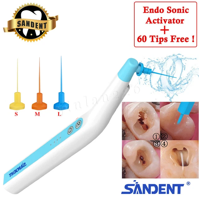 DENTAL ENDO ACTIVATOR Endodoncia Sonic Irrigator root canal clean+ 60 ...