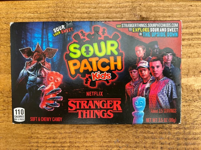STRANGER THINGS SOUR Patch Kids Candy/Sweets - out of date. Collectors ...