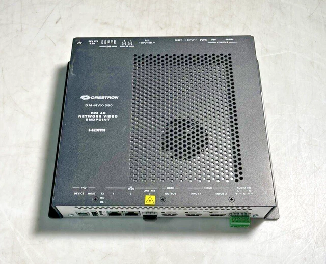CRESTRON DM-NVX-350 4K 60 Hdr Network Av-Over-Ip Encoder/Decoder £145. ...