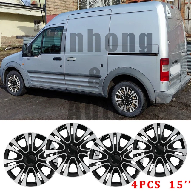 15& 4X WHEEL Cover Hub Cap Tire & Steel Rim Snap-On For Ford Transit ...