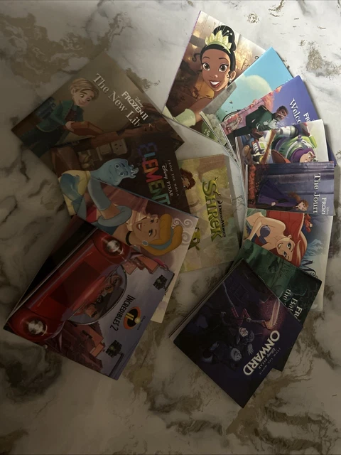 MINI KIDS DISNEY Story Book Set Frozen Princess Cars Toy Story ...