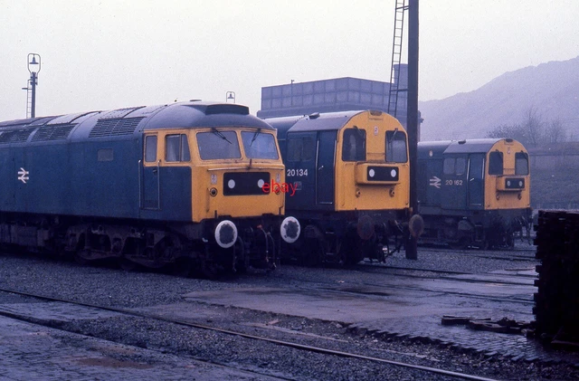 ORIGINAL 35MM SLIDE BR Class 20s no. 20134/162 & 47 at Westhouses ...