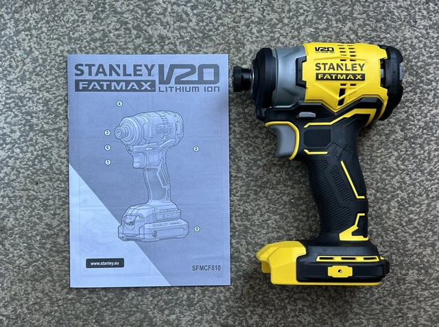 STANLEY FATMAX V20 18V Cordless Brushless ImpactDriver SFMCF810 Brand ...
