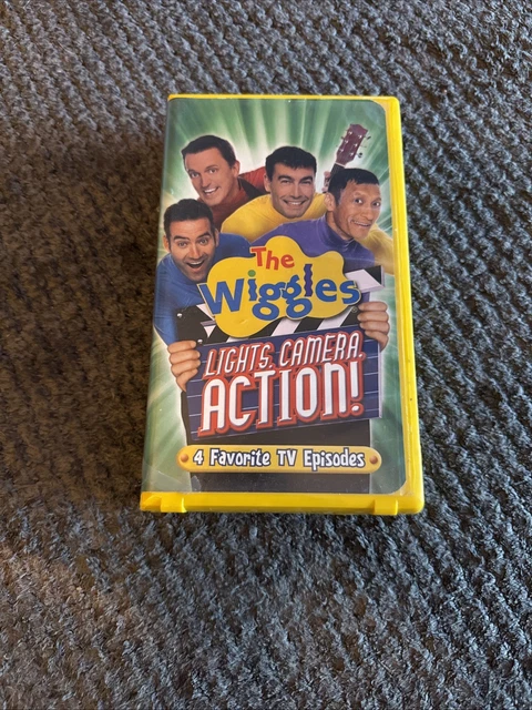 THE WIGGLES-LIGHTS.CAMERA.ACTION! VHS, 2005-4 Favorite TV Episodes $141 ...