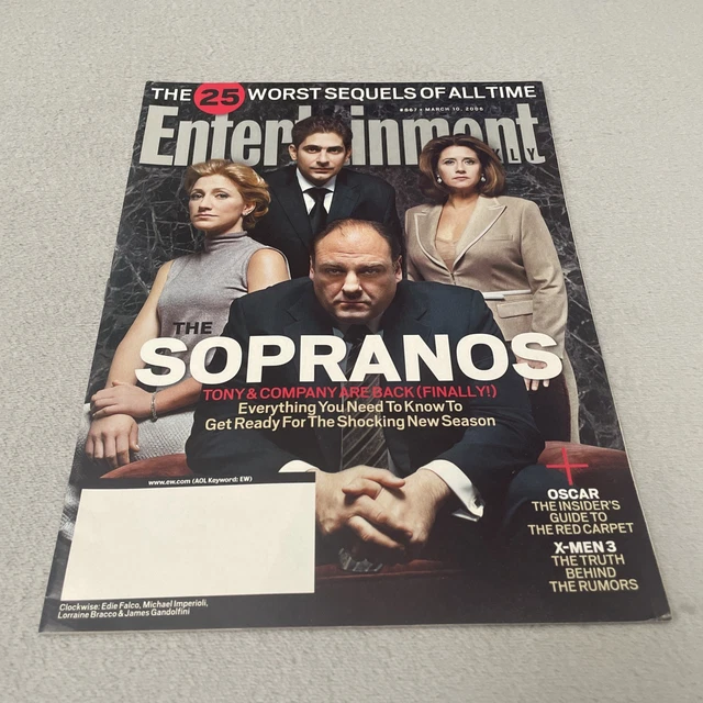 ENTERTAINMENT WEEKLY #867 March 10, 2006 Sopranos Tony Carmela Melfi ...