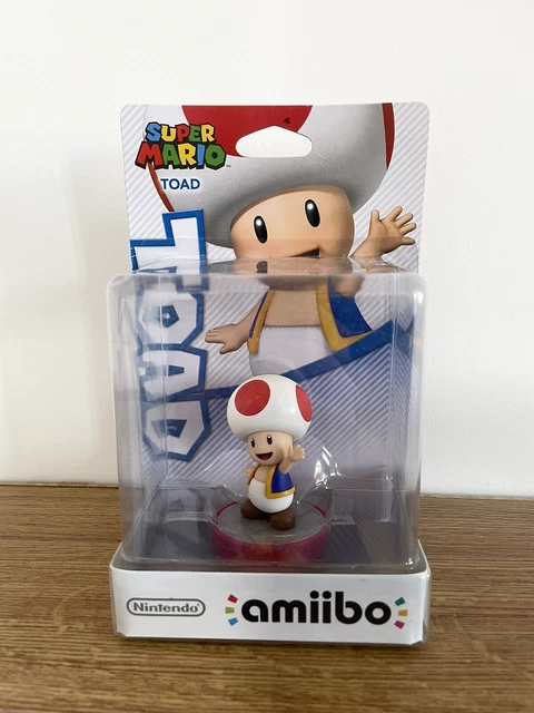 TOAD AMIIBO SUPER Mario - Super Mario Bros Collection Figure - In Box £ ...