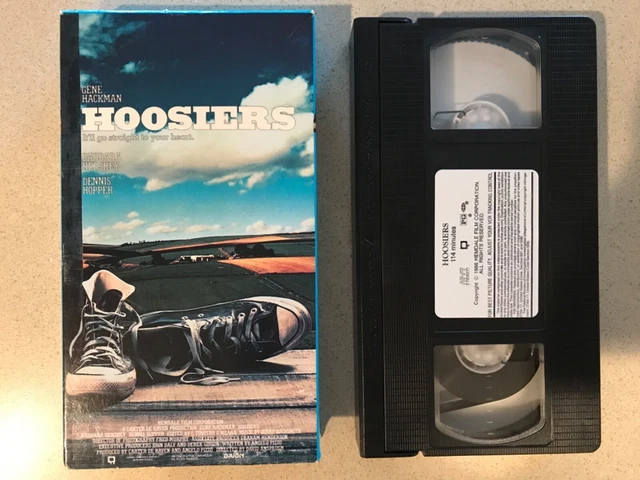 HOOSIERS (VHS,1986) GENE Hackman, Barbara Hershey, Dennis Hopper EUR 3 ...