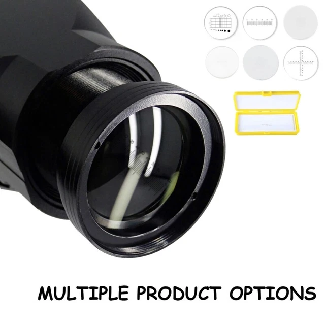 MICROSCOPE CALIBRATION SLIDE Stage Micrometer Ocular Reticle Eyepieces ...