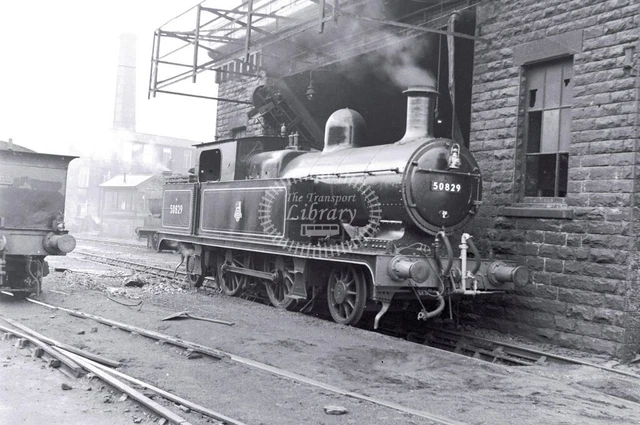 PHOTO BRITISH RAILWAYS Steam Locomotive Class LYR5 50829 at Bacup in ...