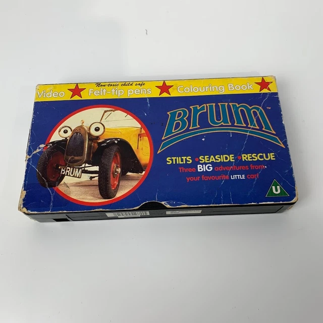BRUM VHS VVIDEO Tape 1994 3x Episodes Stilts Seaside Rescue - WRDC £7. ...
