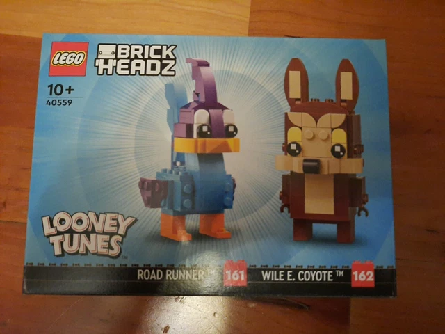 LEGO® BRICK HEADZ: Looney Tunes - Road Runner & Wile E. Coyote (40559 ...