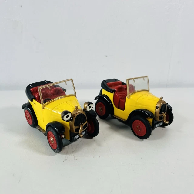 BRUM - WIBBLY Wobbly Friction Toy Car - 2001 - Golden Bear - X2 Bundle ...