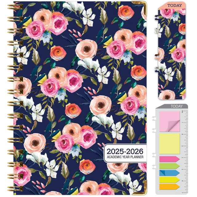 HARDCOVER ACADEMIC YEAR 2025-2026 Planner: (June 2025 Through July 2026 ...